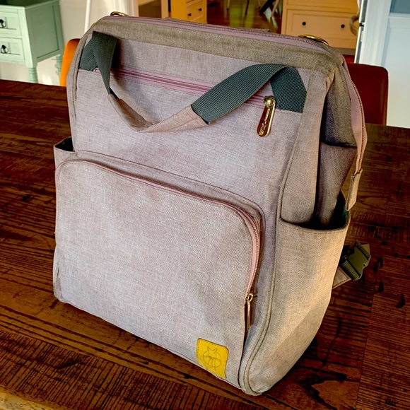 Lassig | Bags | Lassig Glam Goldie Diaper Backpack In Rose | Poshmark
